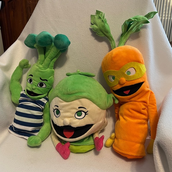 Super Sprowtz | Toys | Rare Super Sprowtz Set Of 3 Plush Hand Puppet ...